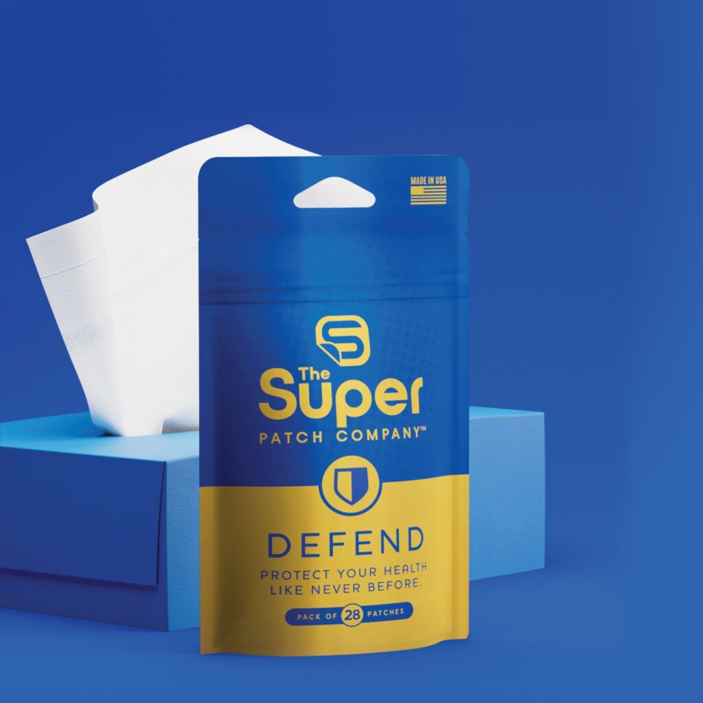 Samolepilni obliži DEFEND Super Patch company | Trgovina Bai